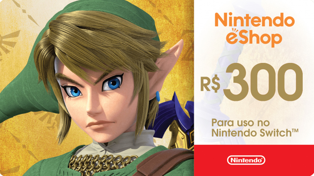 Gift Card Digital 300 Reais Nintendo - Switch - Gift Card Nintendo ...