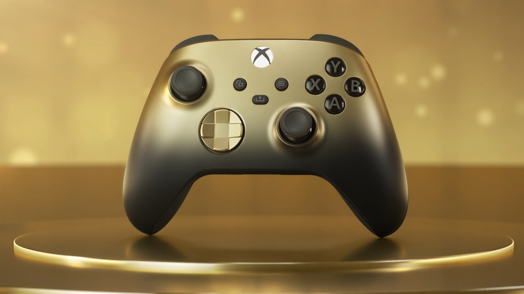 Controle Sem Fio Xbox – Gold Shadow – Edição Especial - Controle Sem ...