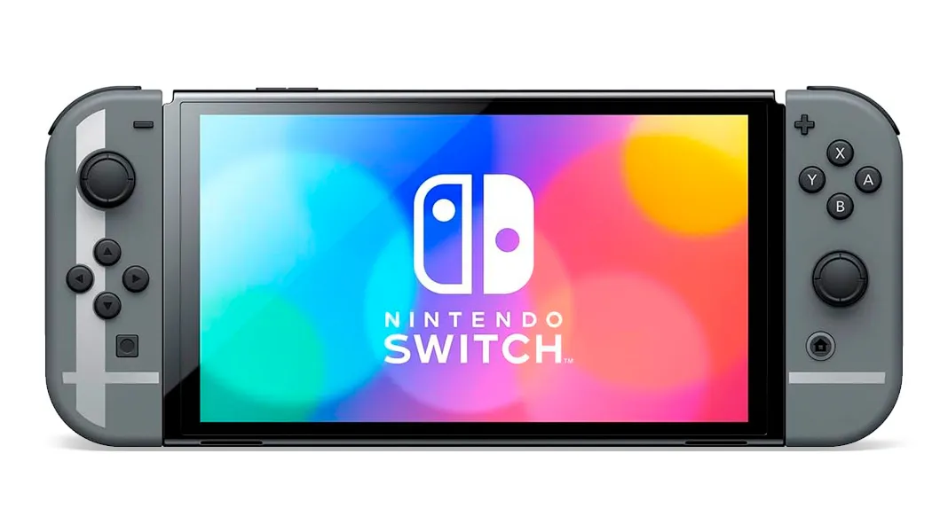 Console Nintendo Switch Oled Cinza + Super Smash Bros Ultimate Digital ...